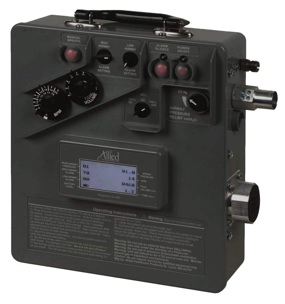 Allied –Allied MCV100-B Portable Ventilator – First Medical