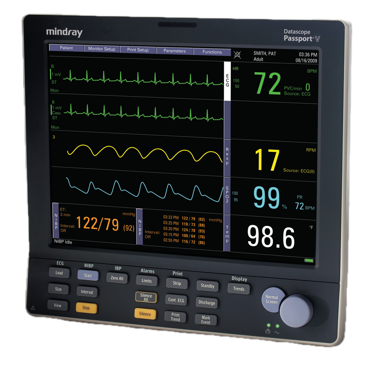 Mindray –Mindray Datascope Passport V Patient Monitor – First Medical